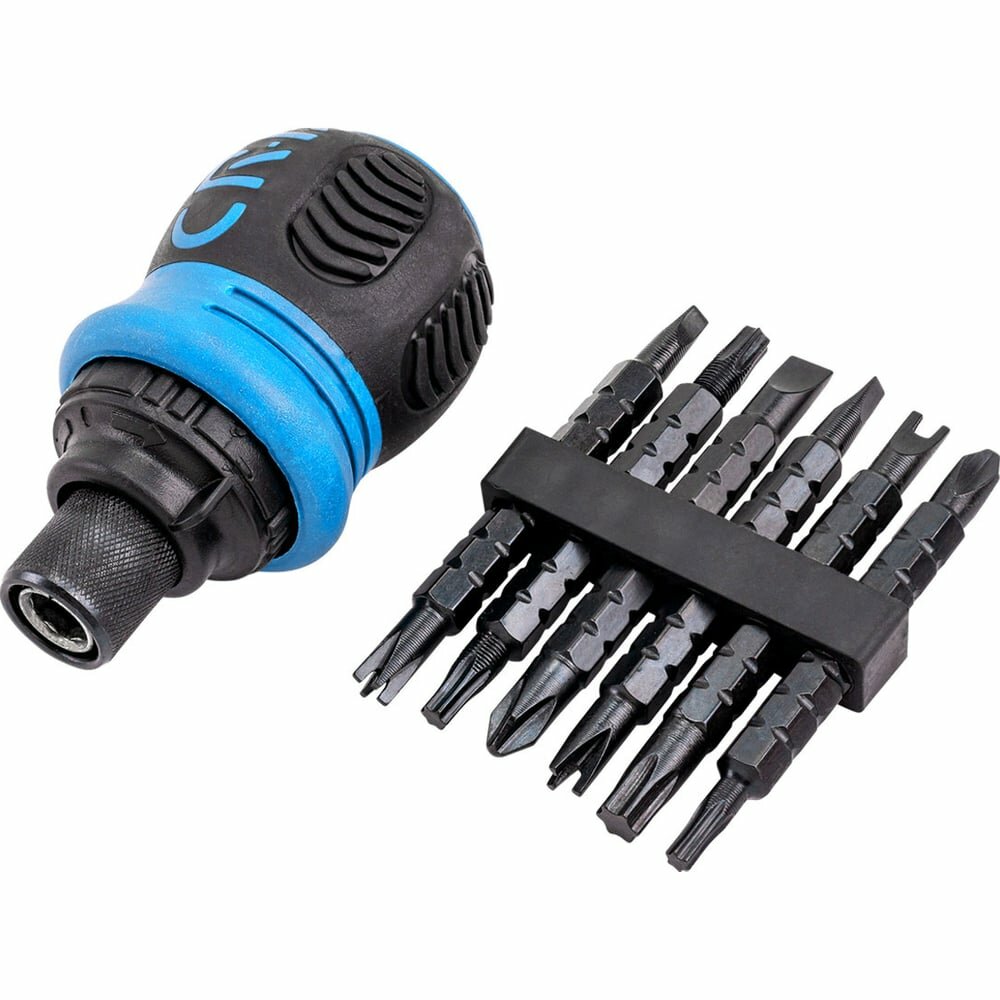 Реверсивная отвертка Forsage с набором специальных бит, в блистере F-32807MR(51770)