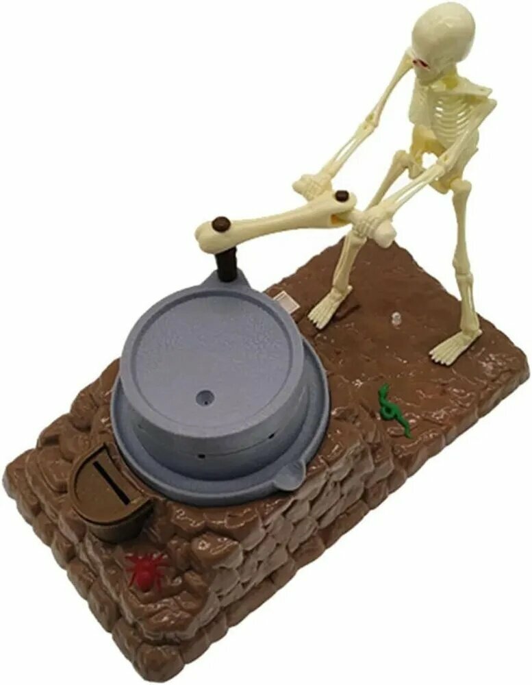 Копилка «Украшения скелета на Хэллоуин», реалистичная скульптура, для хранения монет и сдачи