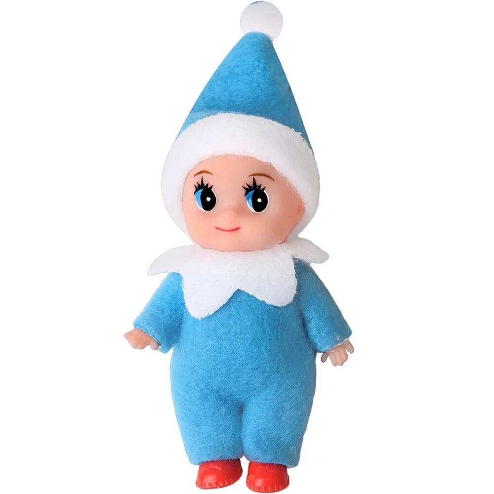 Синий эльф-игрушка, рождественский декор, 12 см