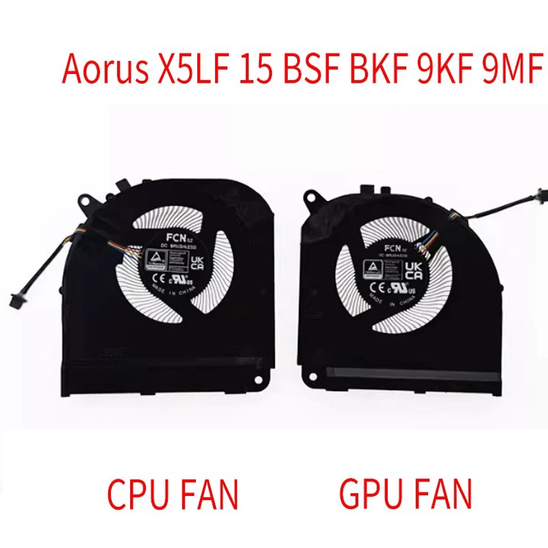 Охлаждающий вентилятор для ноутбука NNYDEL для Gigabyte Aorus X5LF