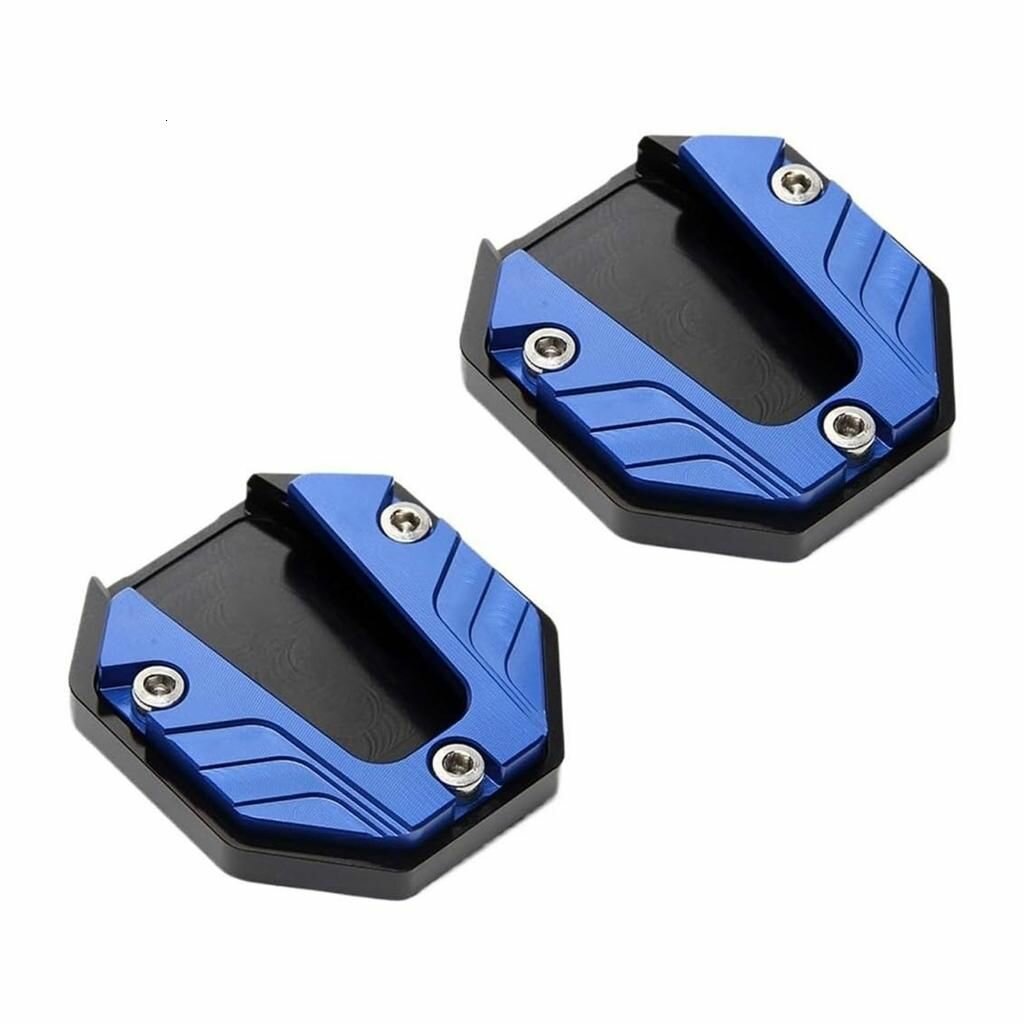 Алюминиевая противоскользящая опорная пластина для боковой подставки мотоцикла, Синий