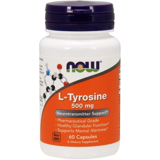 Аминокислота Now Foods NOW FOOD NOW L-Tyrosine 500mg / 120 caps