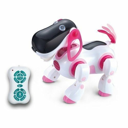 IR RC Smart Story Telling Song Dance Walking Story Conversation Robot Dog Pet Toy Toy Claw Dog Toy Chinatoy (Розовый)