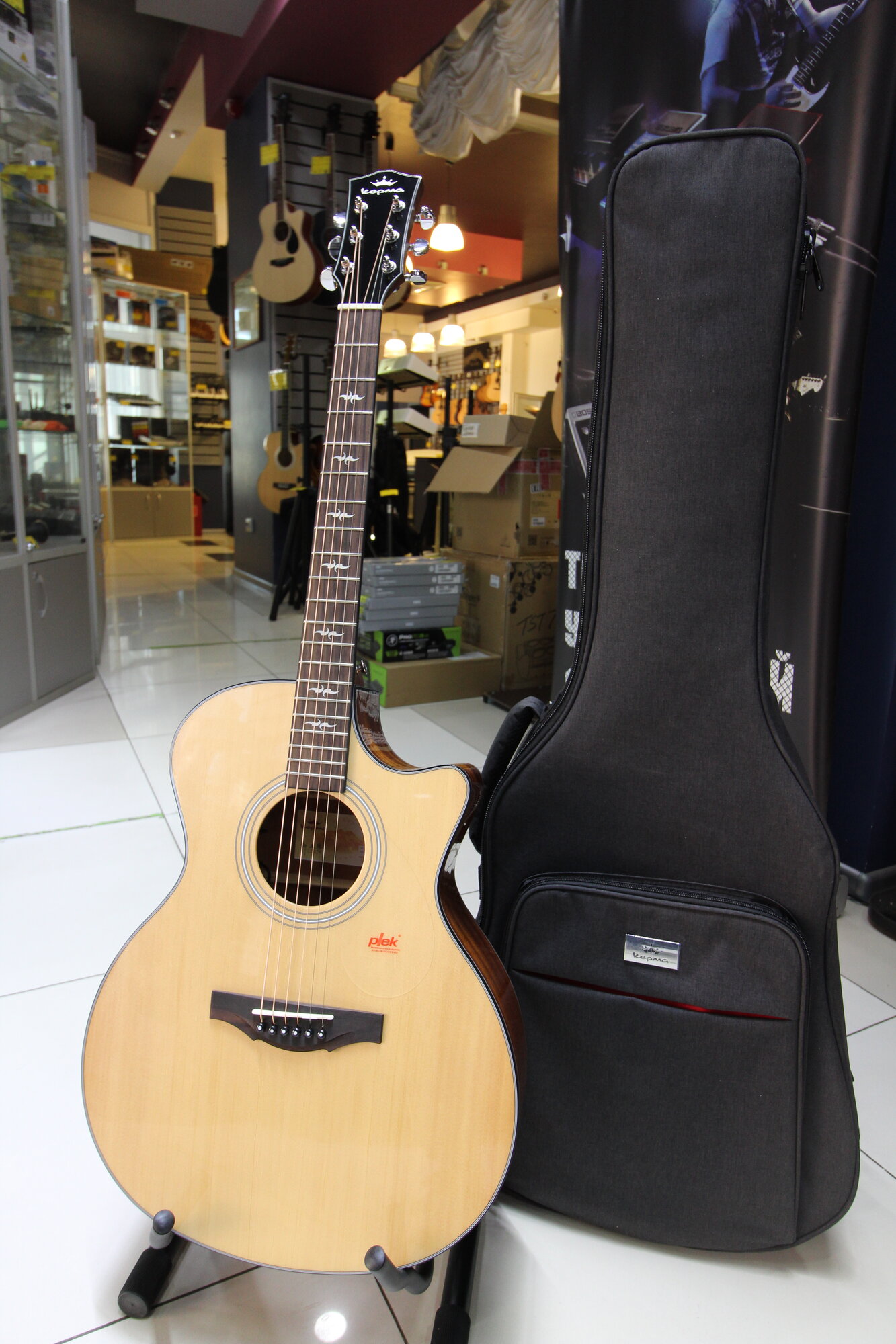 Kepma F1E-GA (NAT) - Трансакустическая гитара