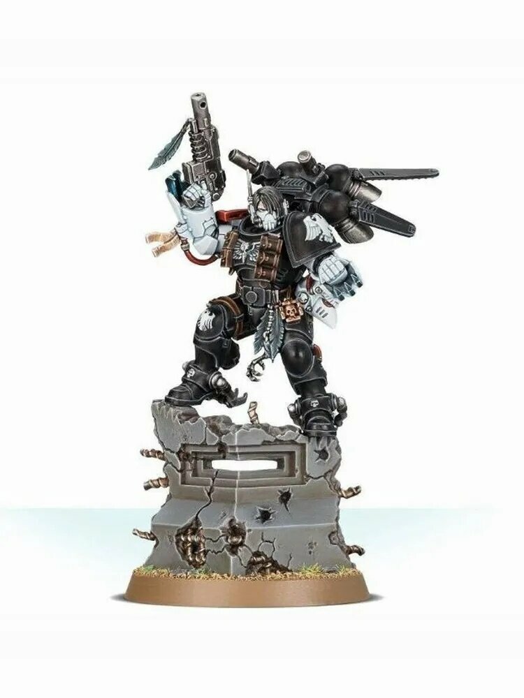 Смола миниатюра Кайваан Шрайк (Kayvaan Shrike) Гвардия Ворона Warhammer 40000 / Вархаммер 40к Космодесант