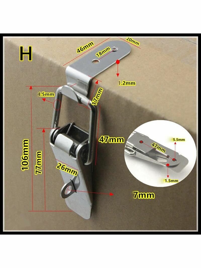 Крюк 90 градусов защелка