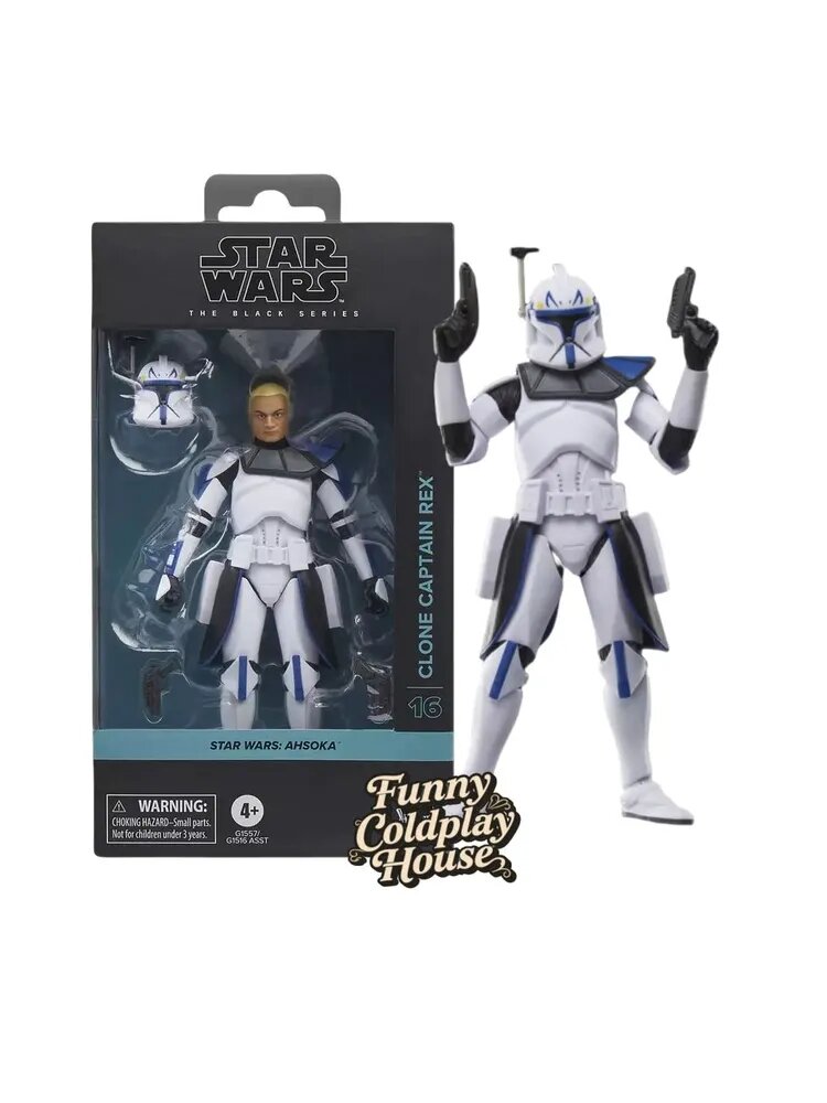Игрушки Hasbro фигурки STAR WARS The Black Series Clone Captain Rex