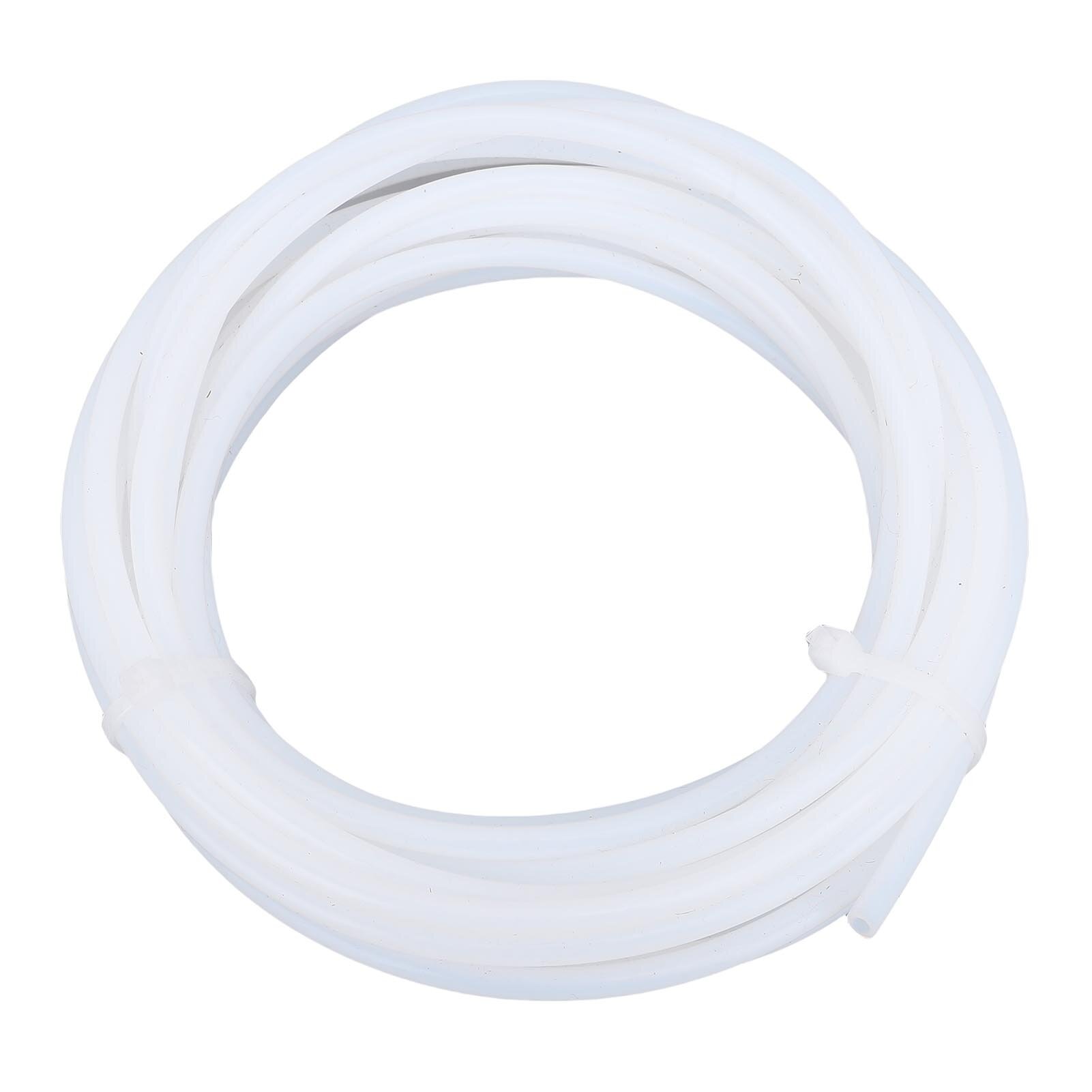 Трубка из птфэ, подходящая для 3D-принтеров Bambu Lab A1 A1 Mini P1P P1S, длина 5 м, внутренний диаметр 2,5 мм, внешний диаметр 4 мм, экструдер. Белая трубка из птфэ.