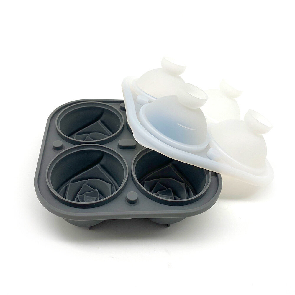 Силиконовая форма для льда, форма для кубиков льда, форма для ледяных шаров, ледяной контейнер, форма для мороженого в виде медведя, розы, цветка и маски для лица, кухонные принадлежности