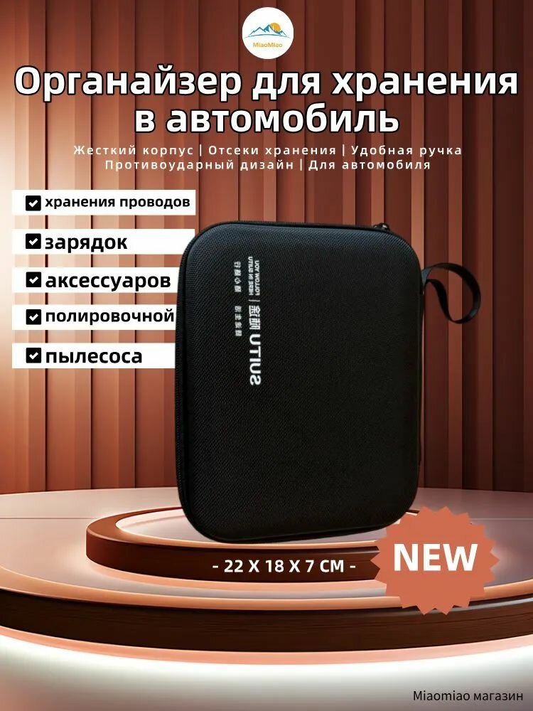 Органайзер для автомобиля, жесткий кейс для насоса и пылесоса, EVA, портативный