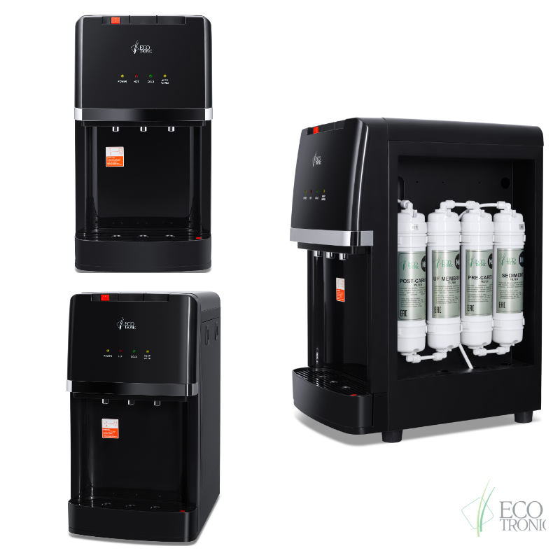 Пурифайер настольный Ecotronic A7-U4TE black , фильтры в комплекте