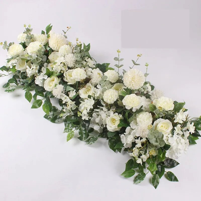 Искусственные цветы шелк Lucky flower для свадьбы Белый, 100cm, Cream