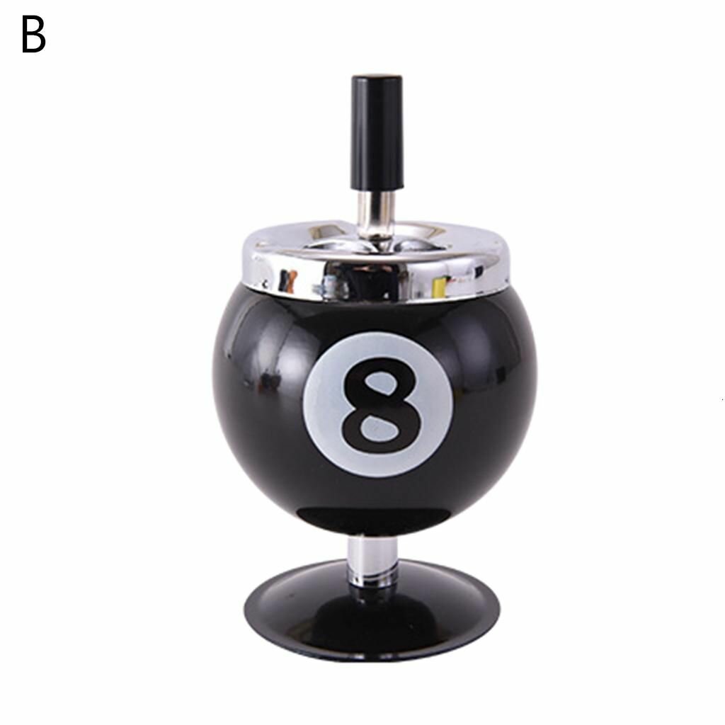 Черные бильярдные № 8 мяч пепел, - B