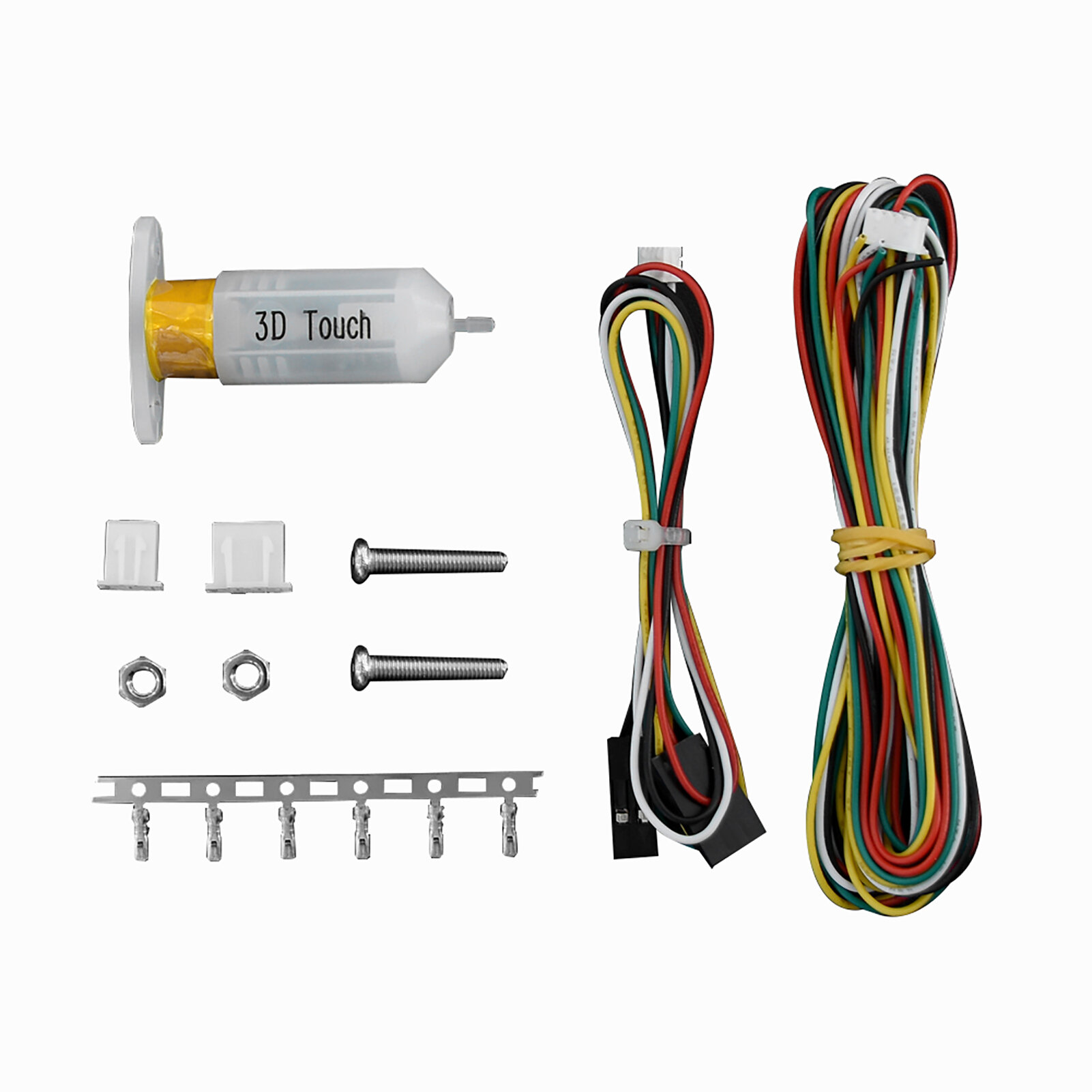 Сенсор автоматической настройки уровня стола Touch-Sensor для 3D-принтера, совместимый с Creality Ender 3/Ender 3 Pro/CR-10/CR-10S Artillery Sidewinder X1, материал корпуса PC, напряжение 5V, ток 15mA, пиковый ток 300mA, длина кабеля короткий