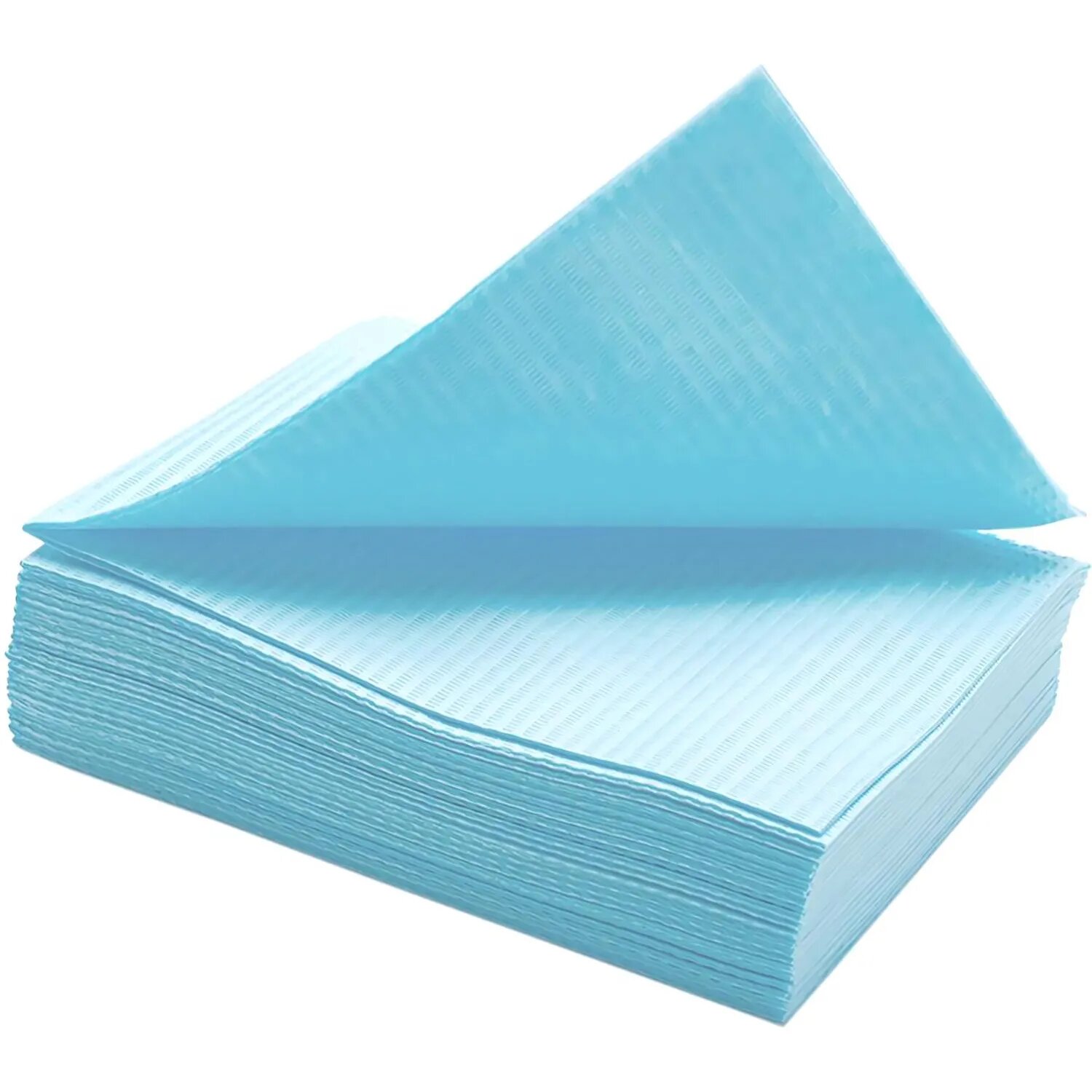 Салфетка мед. влагозащитная (лам), Standart 33x45см, гол 500 шт/уп, бум+полиэт