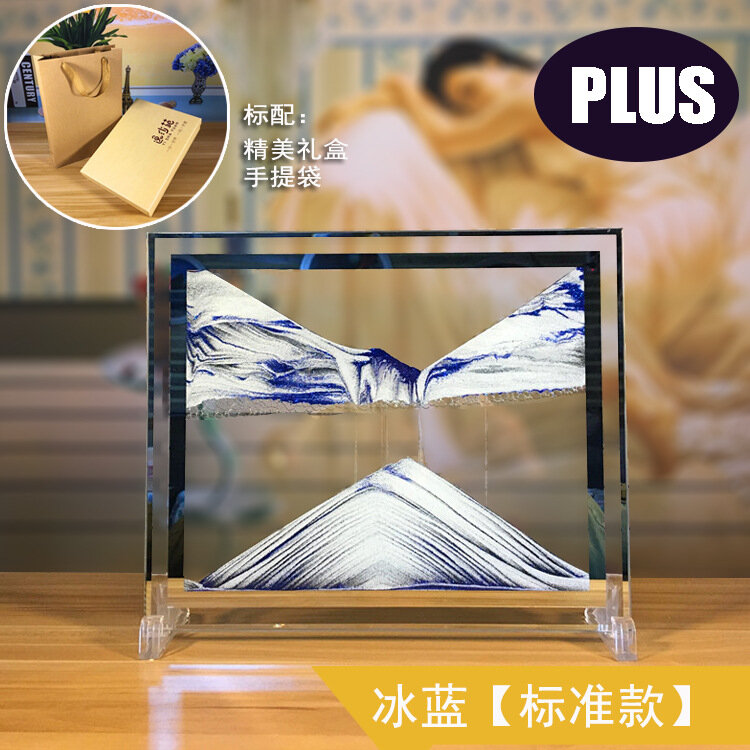 3D песочные часы, декор для дома, подарок на день рождения, креативное стеклянное ремесло, креативный песок