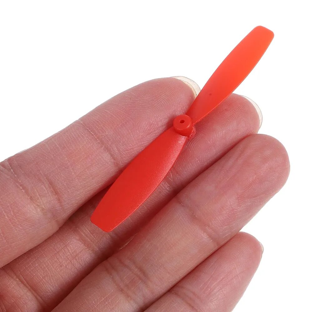 10 пар красных моторов мини-самолета с 2-лопастным пропеллером, запасные части для дистанционного управления 5.50X0.70X0.09CM