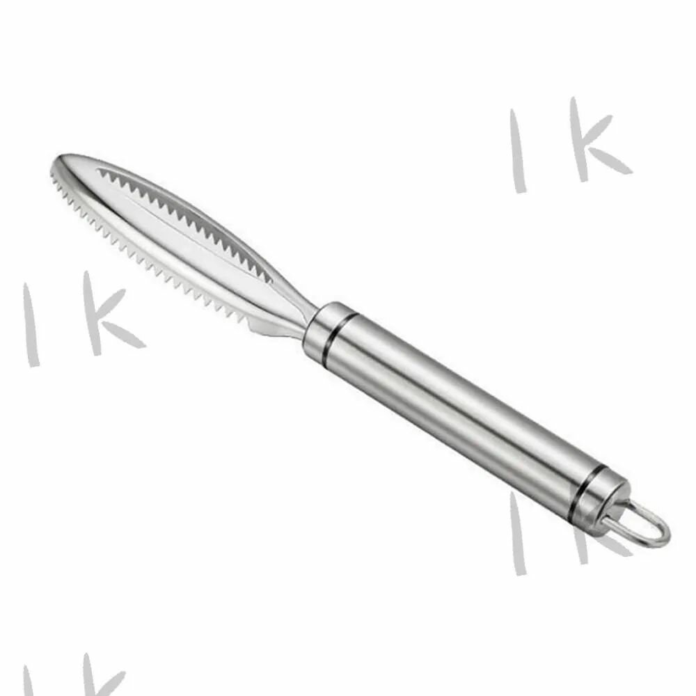 Нож для чистки рыбы, Рыбочистка металлическая для рыбы / Скребок для удаления чешуи