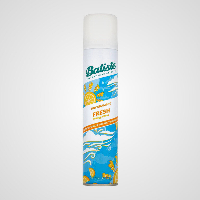 Сухой шампунь для волос FRESH Breezy Citrus 200 мл BATISTE FRESH Breezy Citrus Шампунь 200 мл