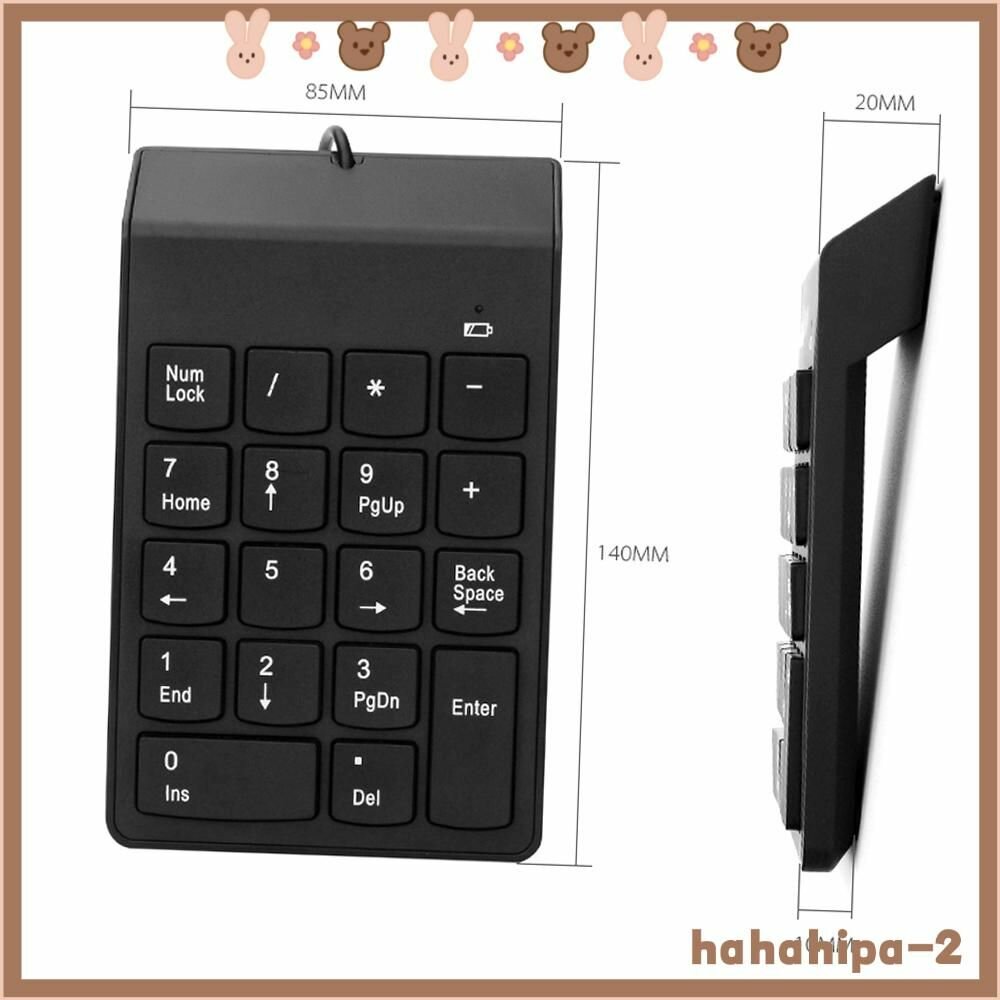 Мини цифровая клавиатура с 18 клавишами, удобная и тонкая, для iMac и MacBook