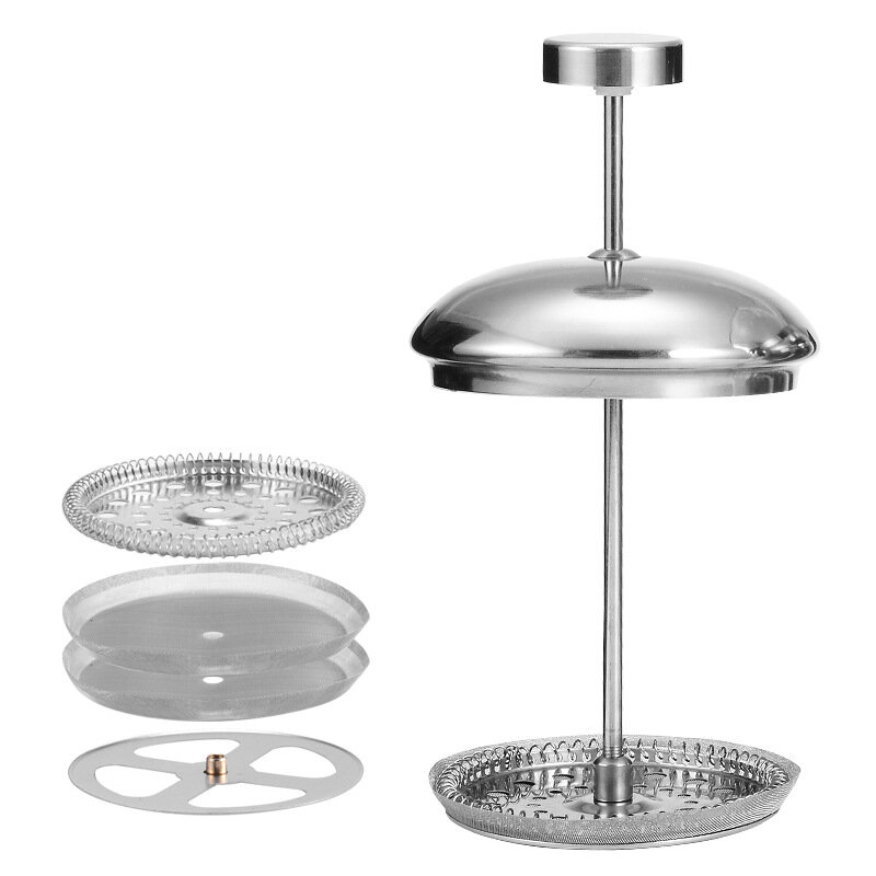 Фильтр для кофемашины из нержавеющей стали 304, утолщенный, фильтр для кофе, сетка для френч-пресса, аксессуары для чая