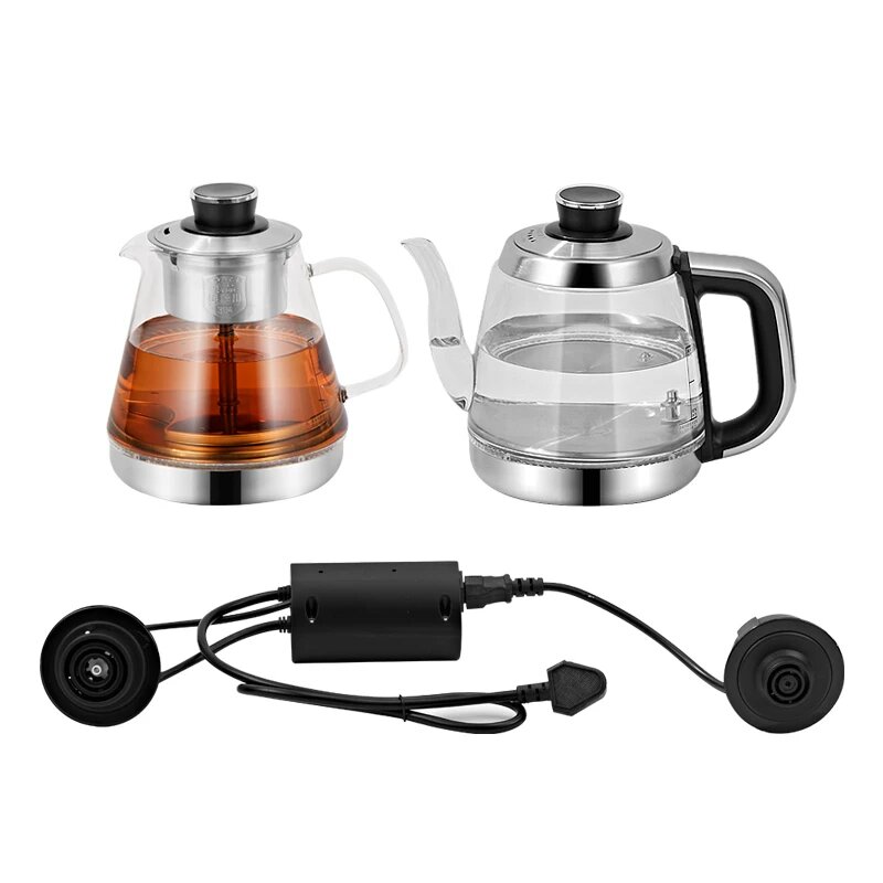 Интеллектуальная полностью автоматическая чайная станция с встроенным стеклянным чайником и автоматической подачей воды