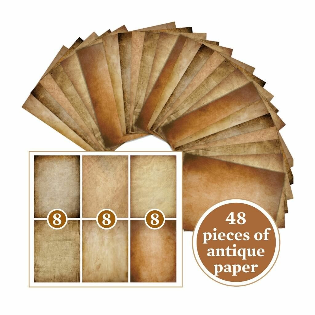 Ретро-бумага для принтера, 48 листов, формат А4, - E.