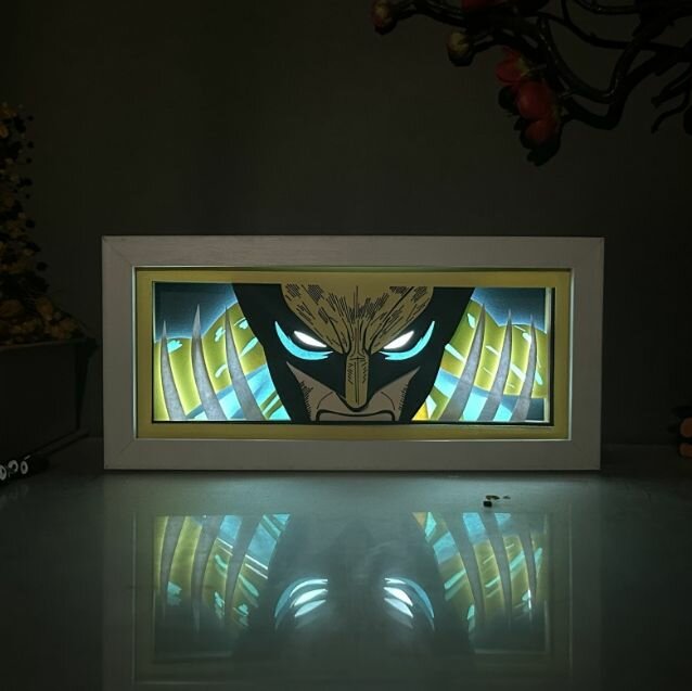 Аниме ночник Росомаха RGB. Росомаха Marvel