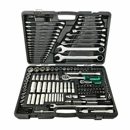 GARWIN PRO 641150 Набор ручных инструментов 1/4 и 1/2 6 гр. 169 предметов