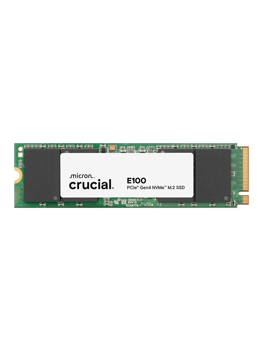 Накопитель SSD CRUCIAL 1000GB E100 (M.2 2280 PCI-E Gen4 x4 NVMe, R/W 5000/4500MB/s, TBW80) (CT1000E100SSD8)