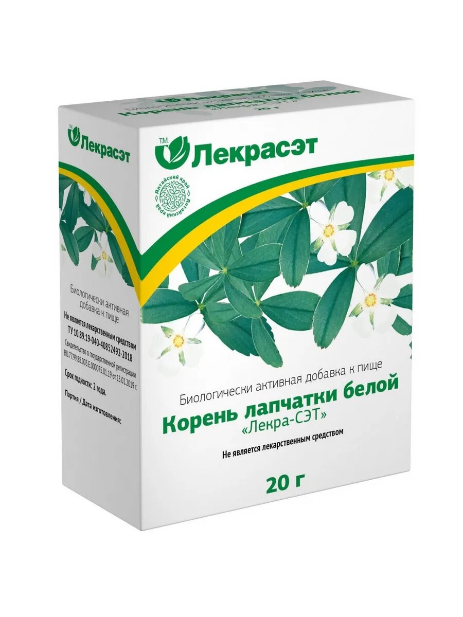 Лапчатки белой корень 20 гр лекра-сэт