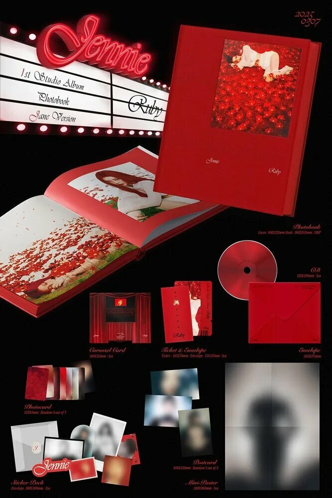 Альбомы JENNIE - The 1st Studio Album Ruby — фото 1