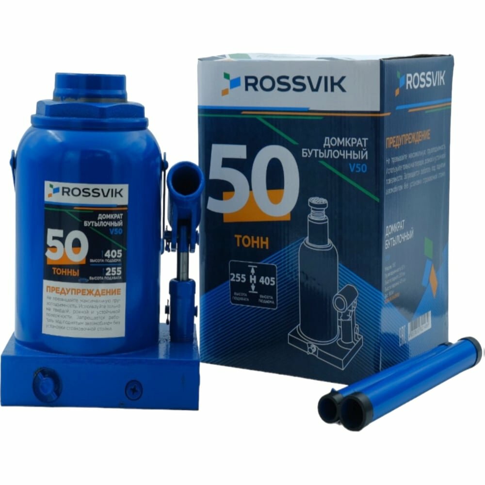 Бутылочный домкрат Rossvik V50