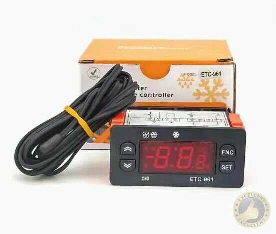 ETC-961 Интеллектуальный регулятор температуры холодильника 220v Нейтральная этикетка