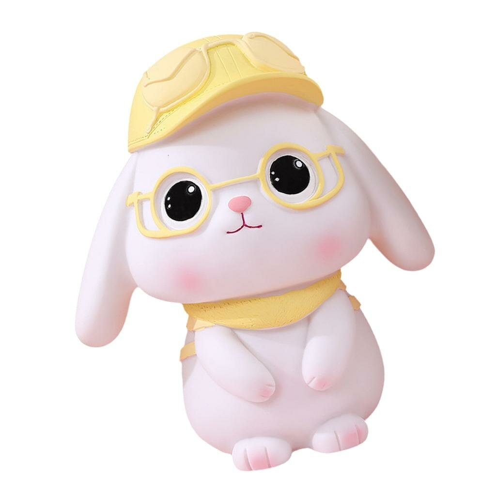 Копилка-статуэтка кролика, Желтый - Рюкзак Кролик