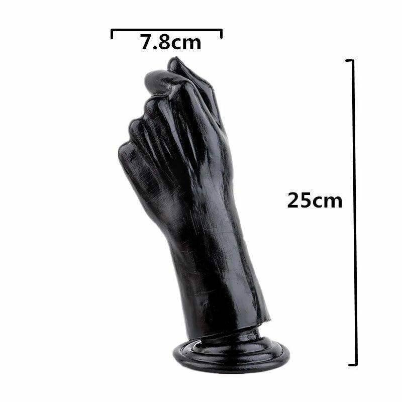 Фаллоимитатор в виде кулака с отсосом