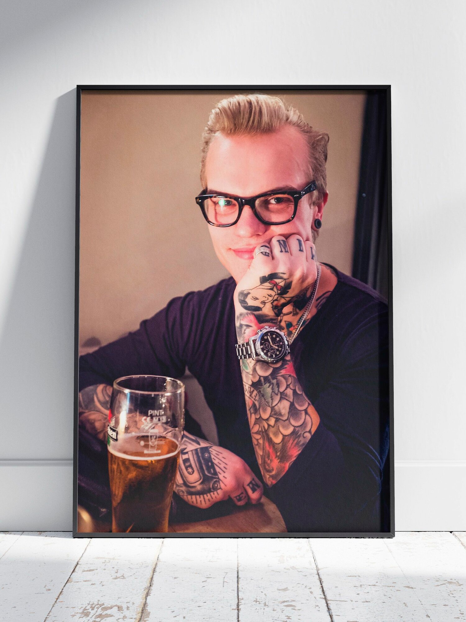 Плакат на стену для интерьера Плацебо (Стив Форрест - Steve Forrest) - Постер по музыке и артисту формата A4 (21x30 см)