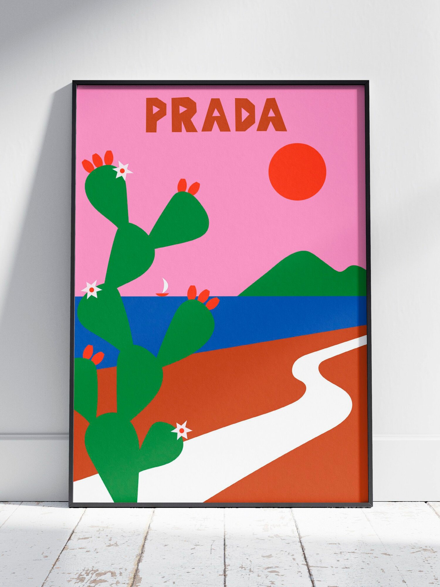 Плакат на стену для интерьера Прада (Prada 9) - Постер по модели, бренду и моде формата A4 (21x30 см)