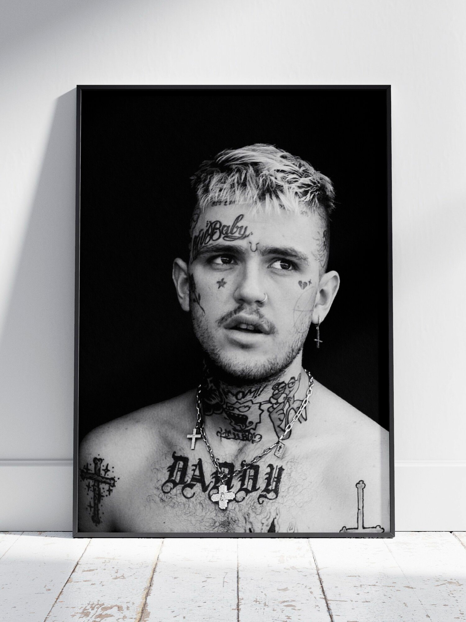 Плакат на стену для интерьера Lil Peep (Лил Пип 69) - Постер по музыке и артисту формата A4 (21x30 см)