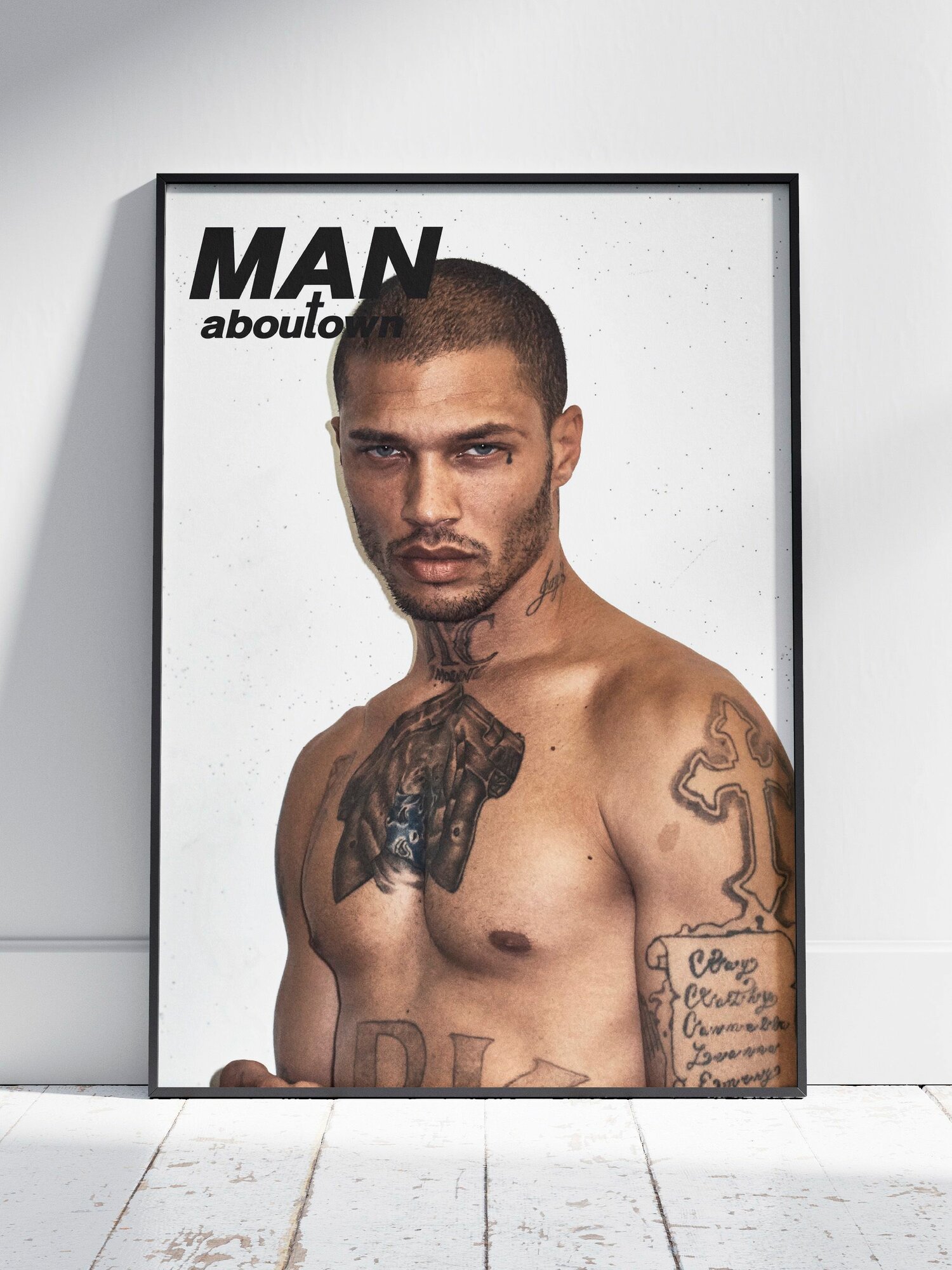 Плакат на стену для интерьера Джереми Микс (Jeremy Meeks 2) - Постер по модели и эстетике формата A4 (21x30 см)