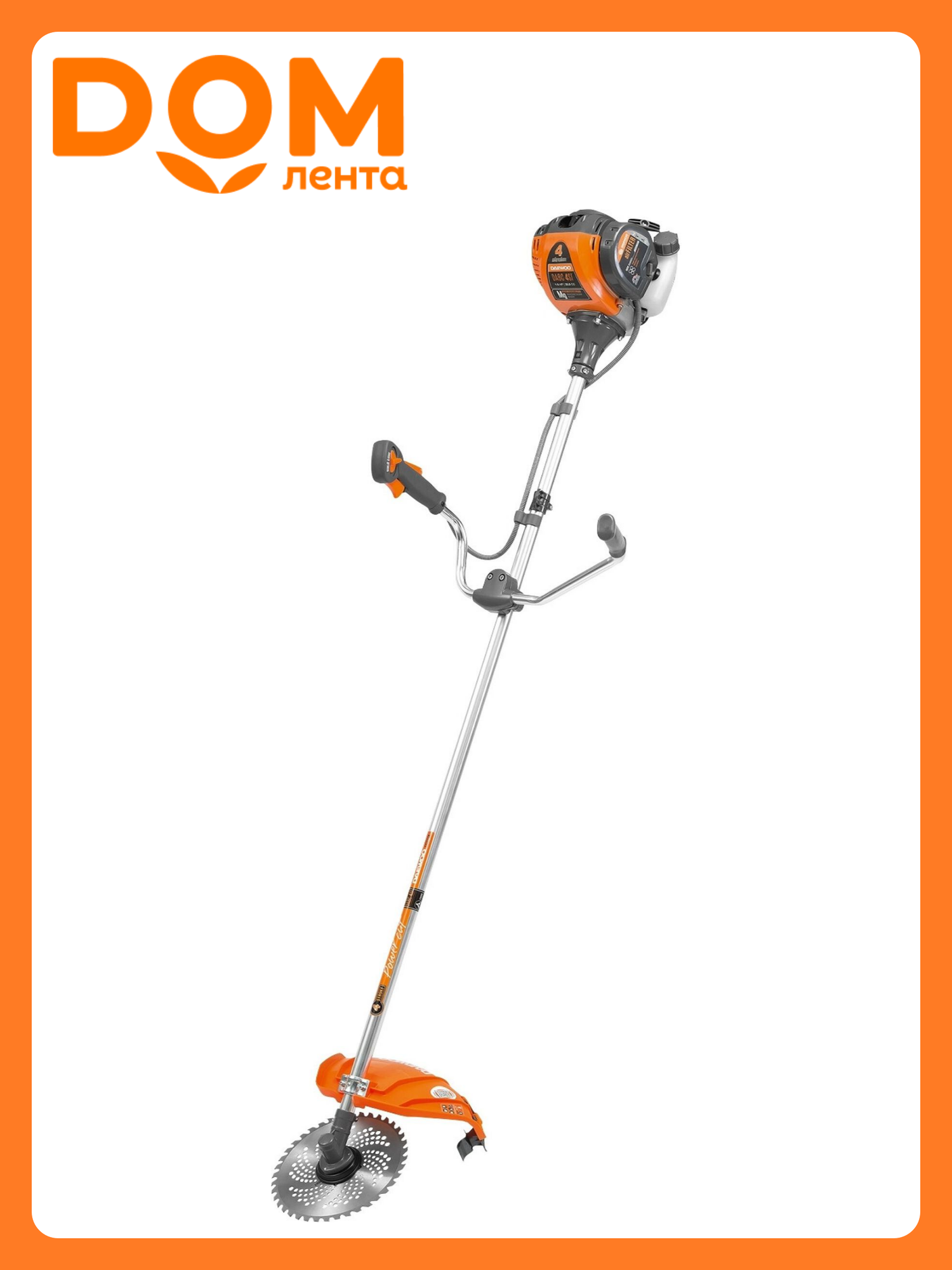 Триммер бензиновый DAEWOO DABC 4ST, бензиновый, 1.5 л. с, леска/нож