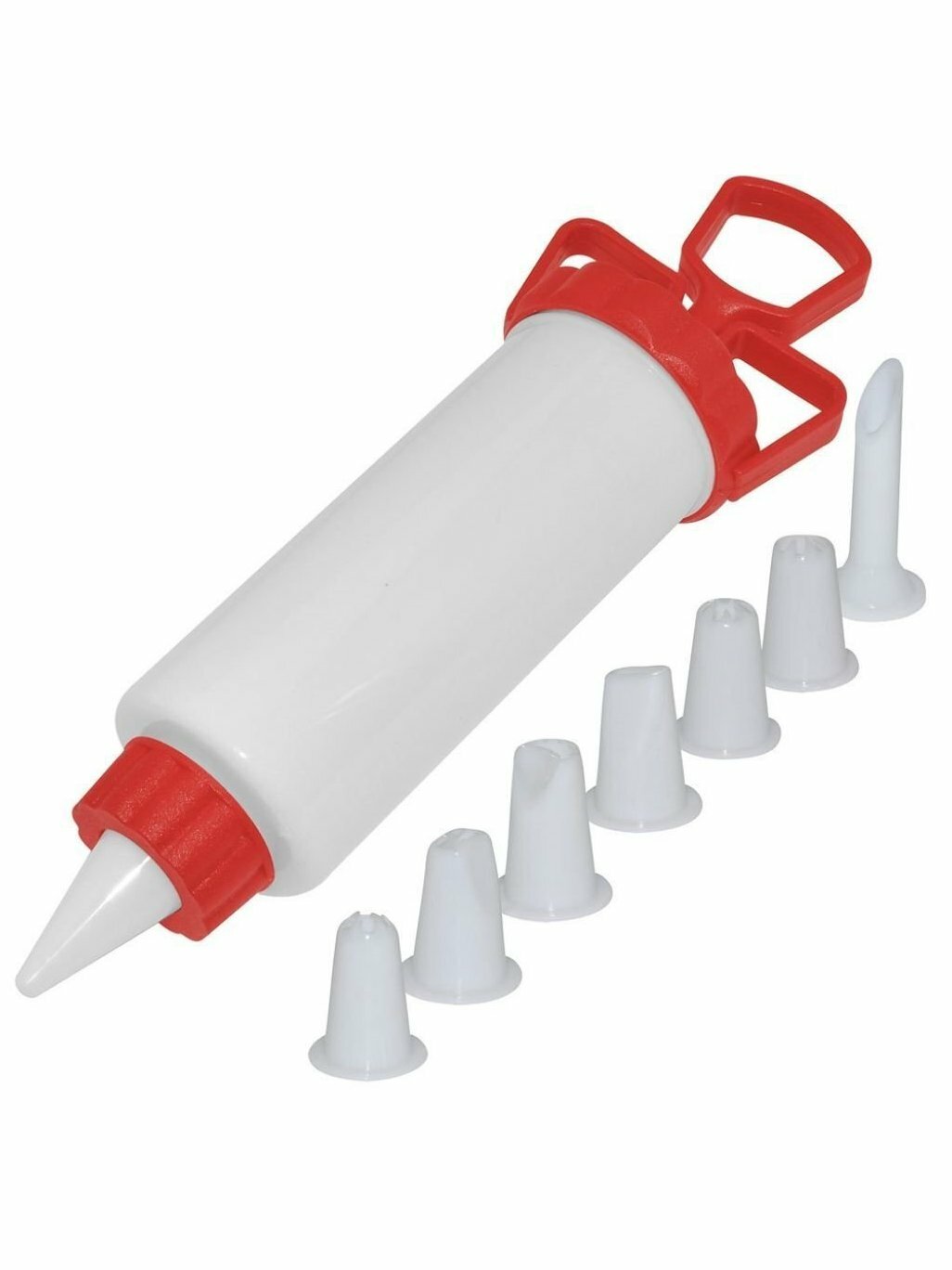 Шприц кондитерский для крема Мультидом Н80-3/JH80-2 с 8 насадками для украшения тортов и десертов, кухонный инструмент