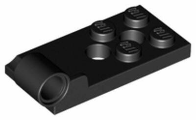 Деталь Lego 43056 Hinge Plate 2 x 4 with Pin Hole and 2 Holes - Bottom