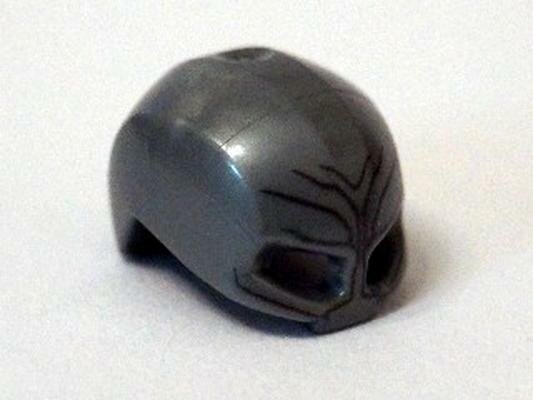 Деталь Lego 19303pb01 Minifigure, Headgear Helmet Mask with Black Lines on Face and Forehead Pattern