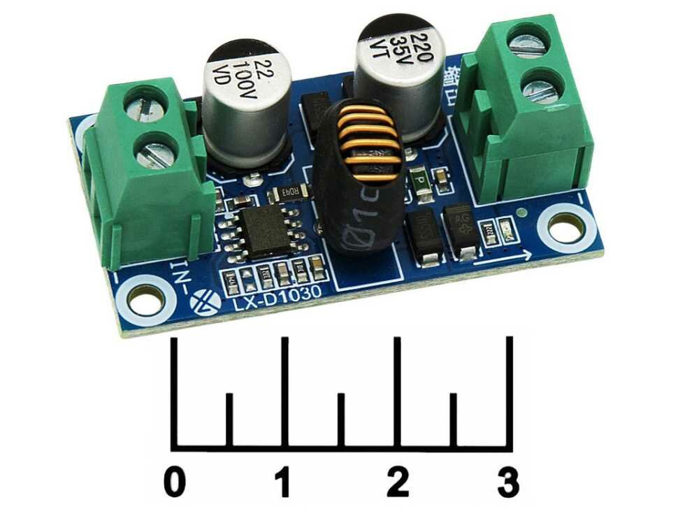Преобразователь DC/DC вход 10-100V/выход 5V 3A LX-D1030 (понижающий)