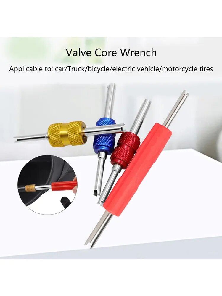 Набор Отвертка для установки и снятия ниппеля, Экстрактор для ниппелей-золотников, Отвертка для монтажа, ключ для золотника