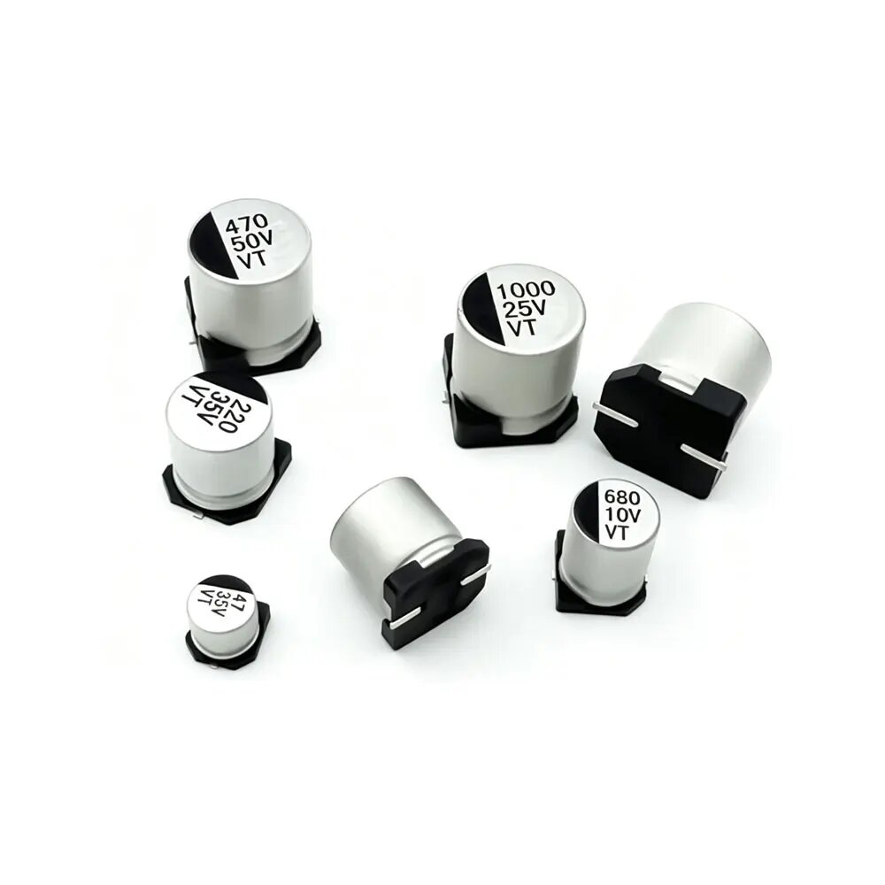 SMD электролитический конденсатор 1 мкФ - 470 мкФ 50V100UF 8X10 10pcs