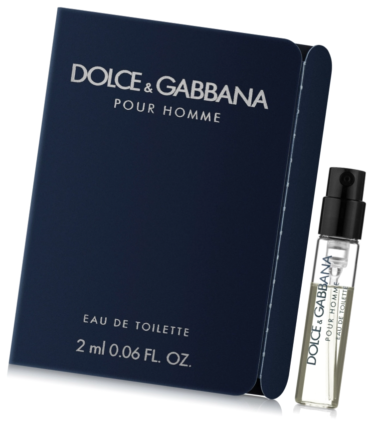D&G Pour Homme Eau De Toilette 2 мл пробник для мужчин - духи Дольче Габбана Пур Хом миниатюра