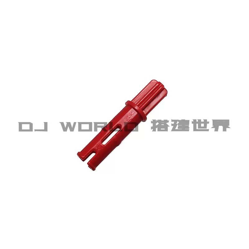LEGO 11214 Красный вал в 2 штифта, 200г, Деталь для конструктора LEGO, Долговечный пластик для наборов