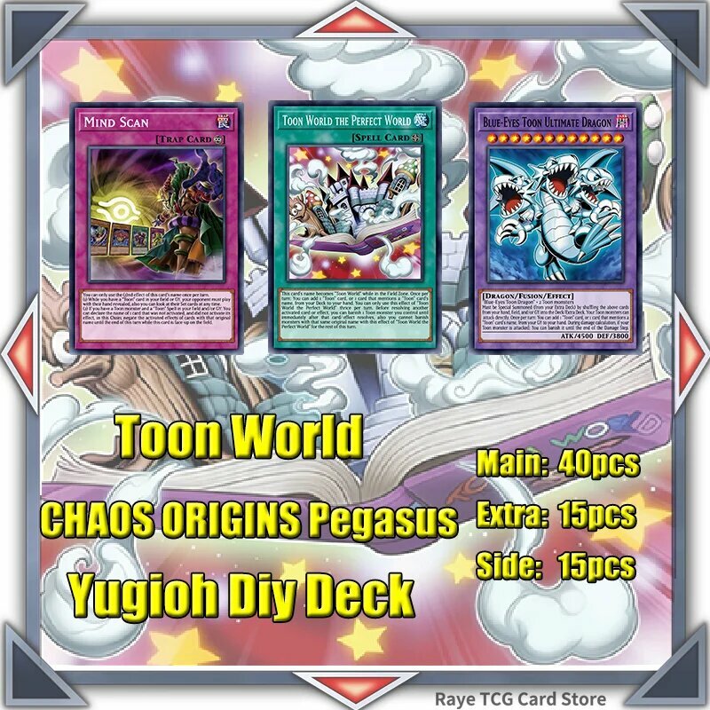 Колода карт Yu-Gi-Oh! Toon World FTK CHAOS ORIGINS Japanese